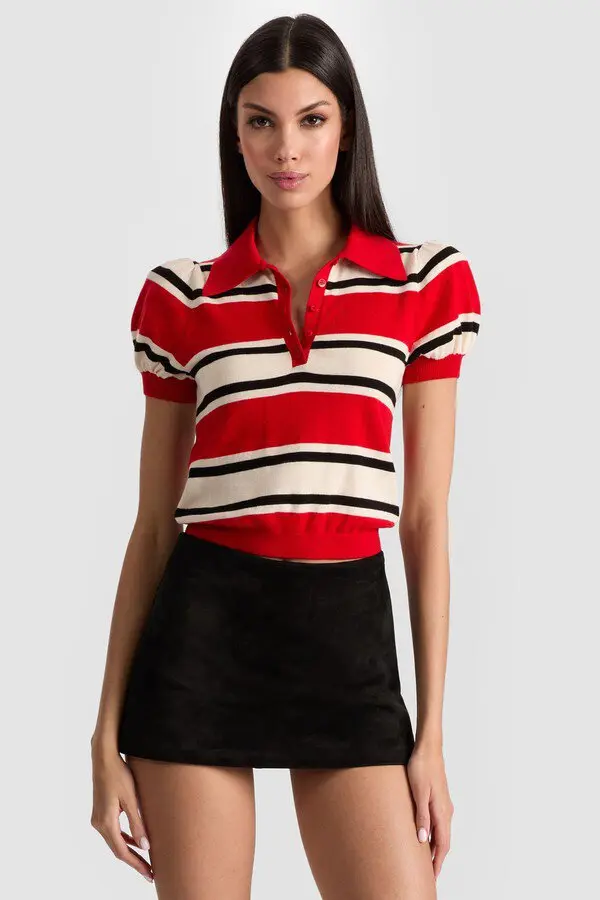 Alice + Olivia Ramona D Pullover - Stripe
