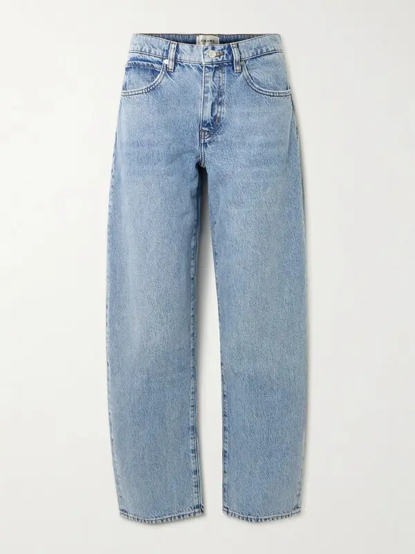 FRAME Low Slung Barrel Boyfriend Jeans