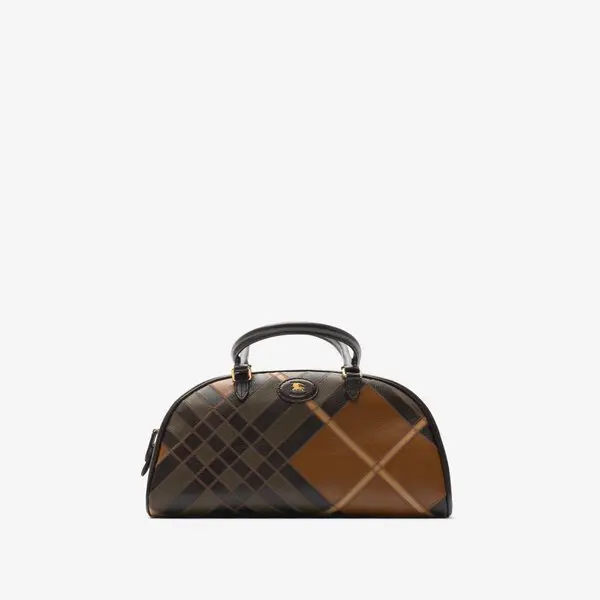 Burberry Highlands Bowling Bag - Hazel Brown