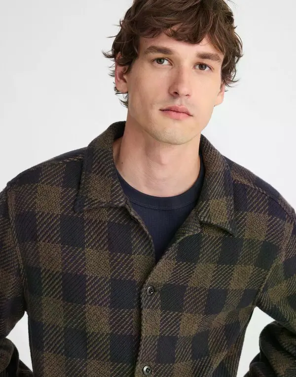 Madewell Twill Shirt-jacket In Broken Plaid