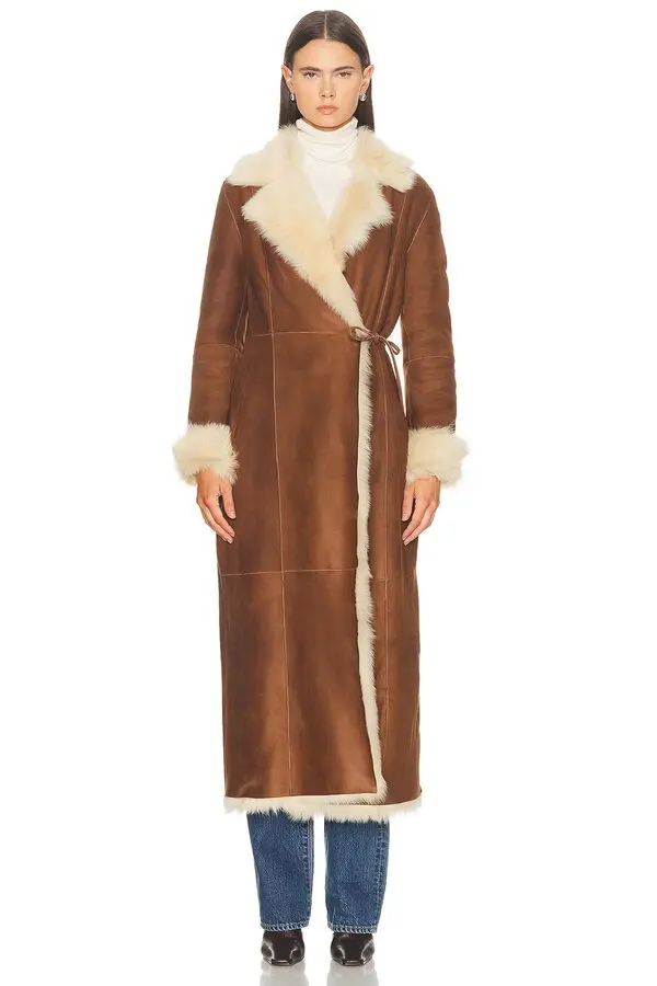 Nour Hammour Joni Coat - Camel Butter
