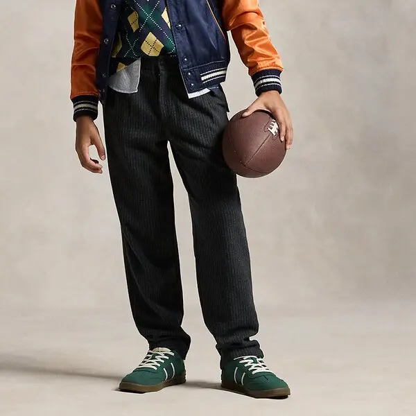 Ralph Lauren Chalk-stripe Knit Pant