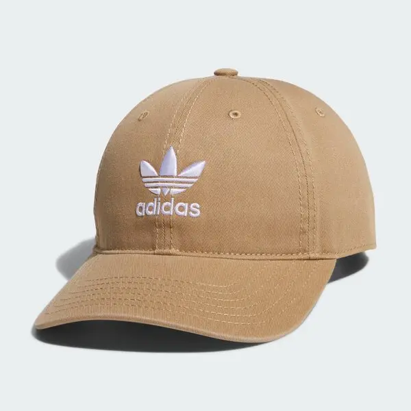 Adidas Relaxed Strap Back Cap - Cardboard / White
