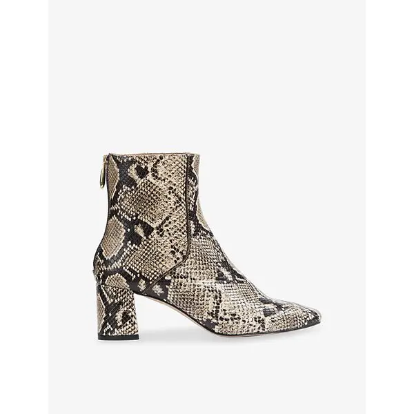 LK BENNETT Nadira Leather Ankle Boots