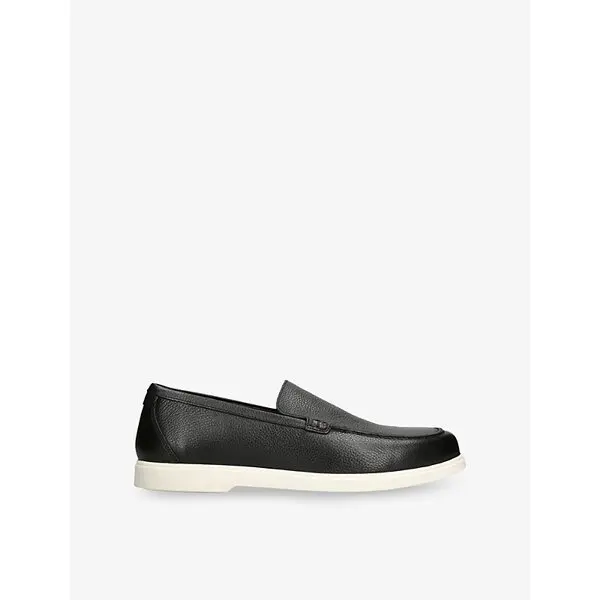 LOAKE Tuscany Leather Loafers - Black