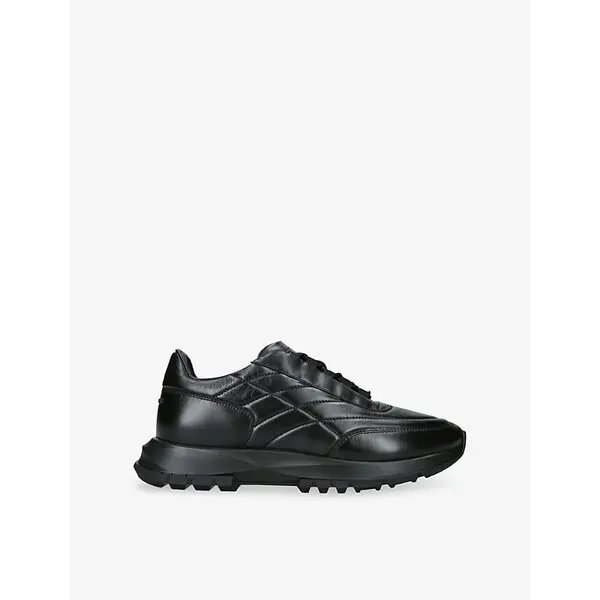 Givenchy Padded Leather Trainers - Black