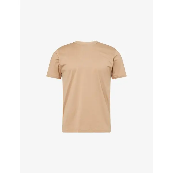 Sunspel Riviera Short-sleeve Cotton-jersey T-shirt Xxl - Dune
