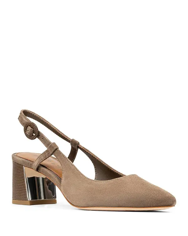 DONALD PLINER Slingback Pumps - Bark