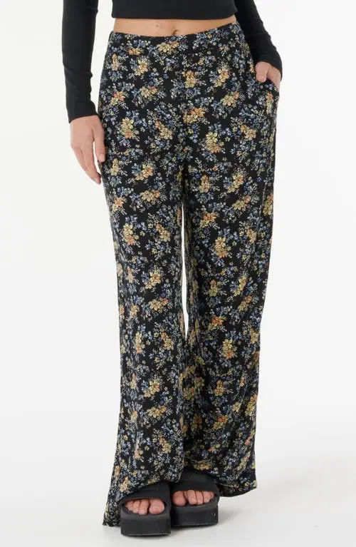 Rip Curl Pacific Rider Floral Print Wide Leg Pants