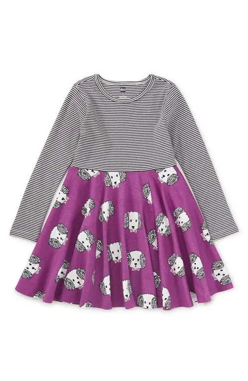 TEA COLLECTION Print Mix Twirl Dress