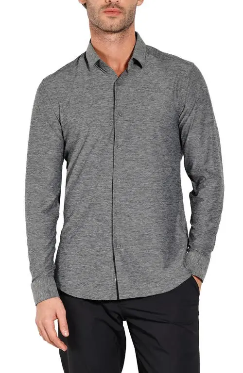 URBAN PERFORMANCE New Melange Long Sleeve Tech Shirt