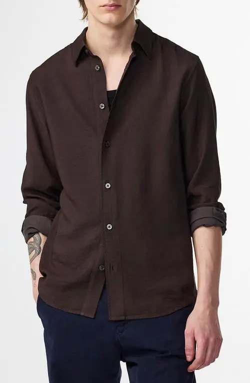 Nn07 Colby 5027 Button-up Shirt - Dark Army