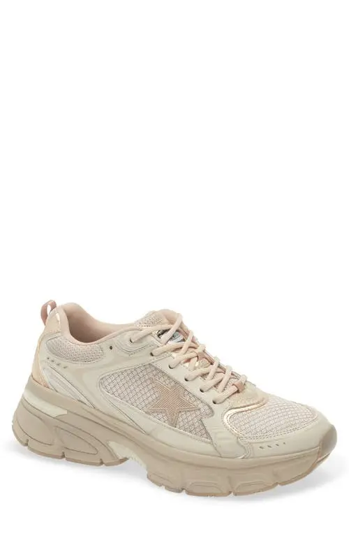 Golden Goose Lightstar Athletic Sneakers - Gray/taupe