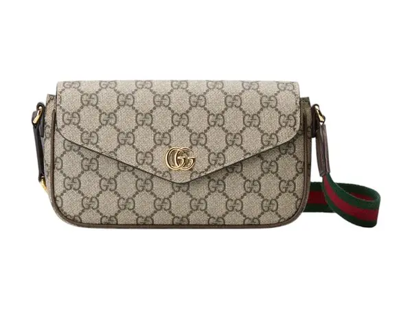 Gucci Ophidia Gg Mini Bag - Beige/ebony