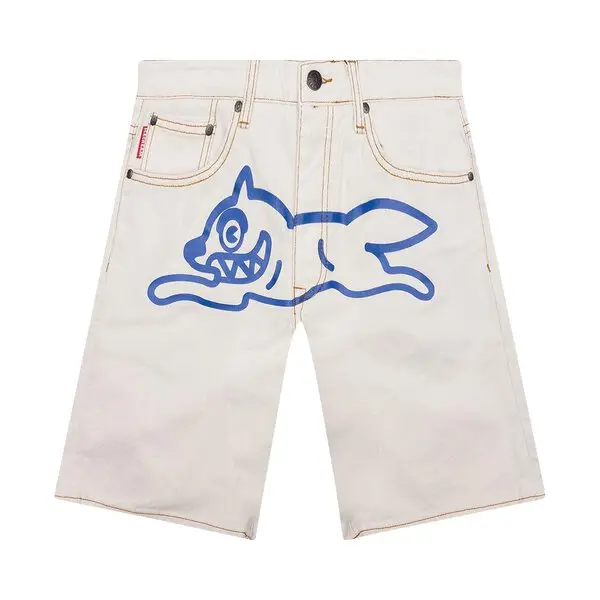 ICECREAM Printed Jean Shorts