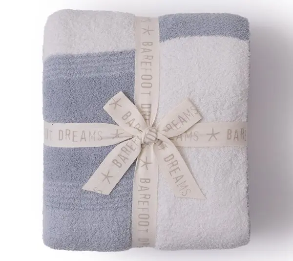 Barefoot Dreams Cozychic Costa Block Throw 54x7 2
