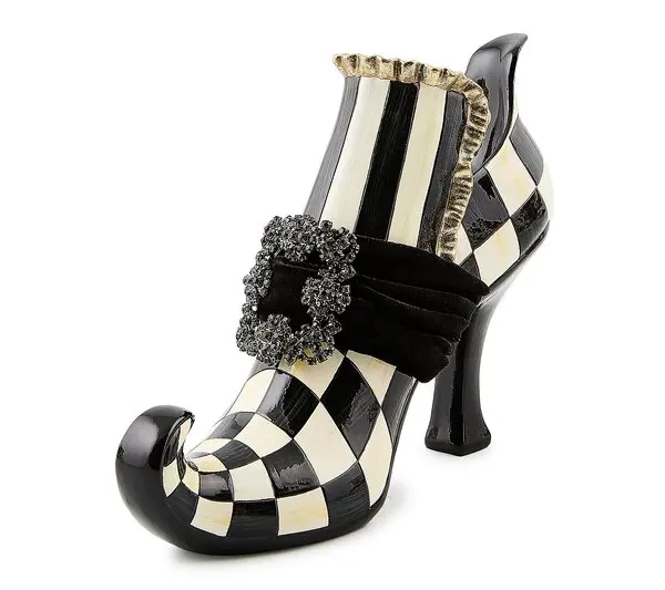 MACKENZIE-CHILDS Courtly Check Witch's Shoe