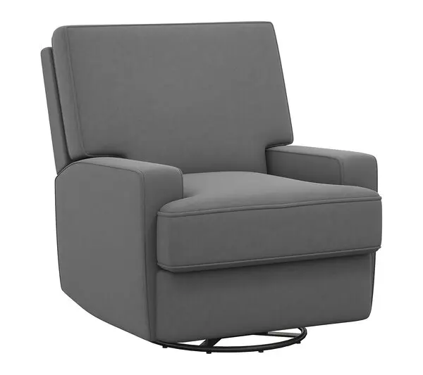 BABY RELAX Rylan 4-in-1 Glider Rocker Recliner Hair Gray