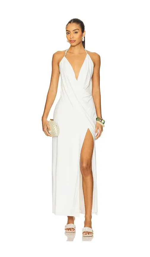 RUNAWAY THE LABEL Eilish Halter Maxi Dress
