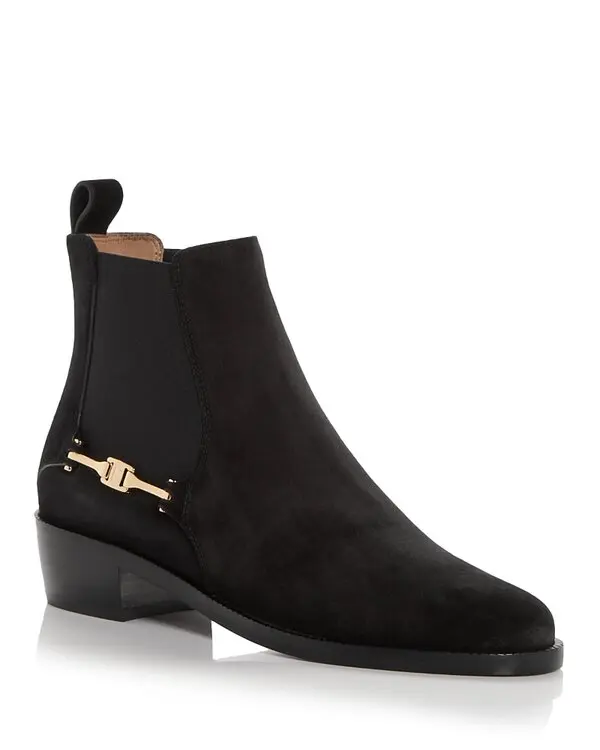 FERRAGAMO F Buckle Chelsea Boots - Nero