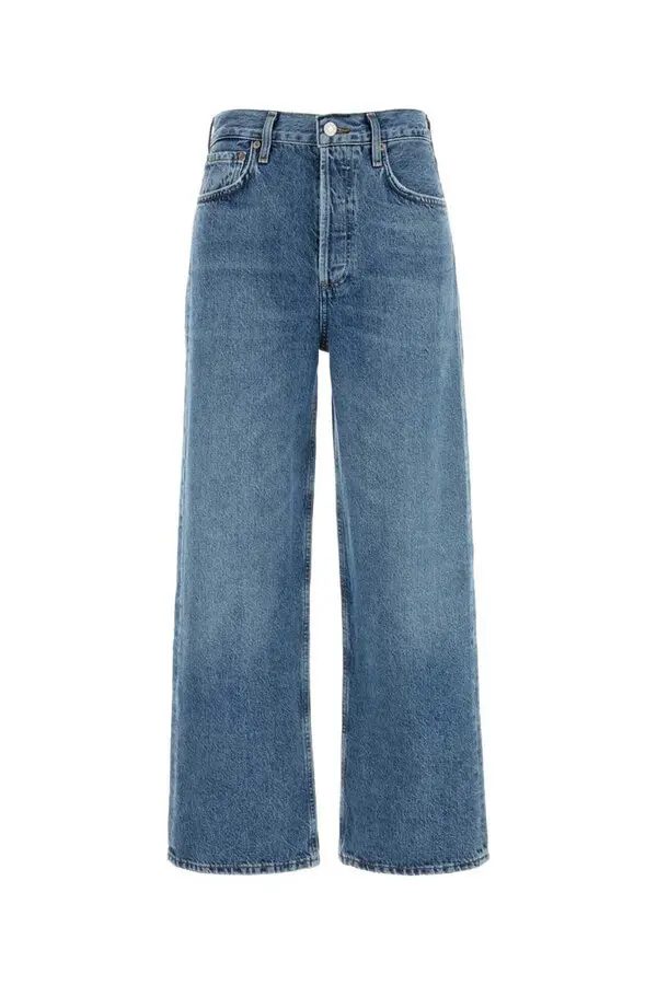 AGOLDE Ren High-rise Wide Leg Jeans - Shrinemdmrbind
