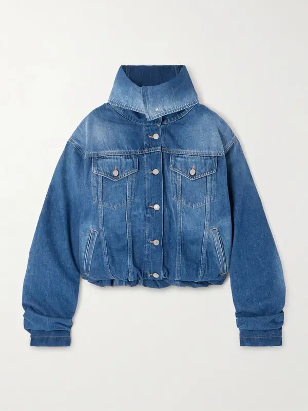 Acne Studios Gathered Denim Jacket