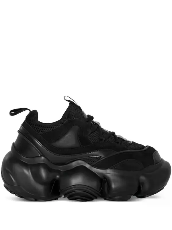 GROUNDS Mooipe Jaws Chunky Sneakers - Black