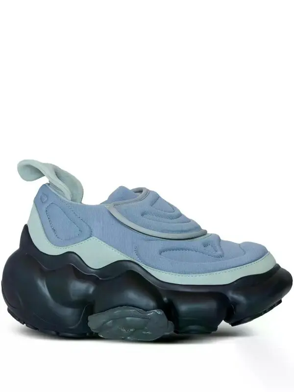 GROUNDS Moopie Nazca Sculpted Sneakers - Blue