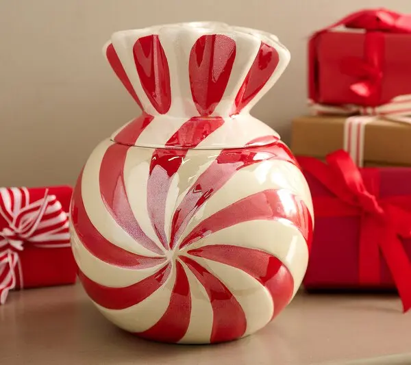 HOMEWORX BY SLATKIN + CO. As Is Peppermint Candy Candles