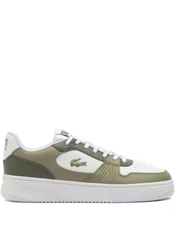 Lacoste L001 Panelled Leather Sneakers - Green