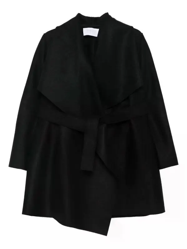 Harris Wharf London Wrap-front Belted Coat