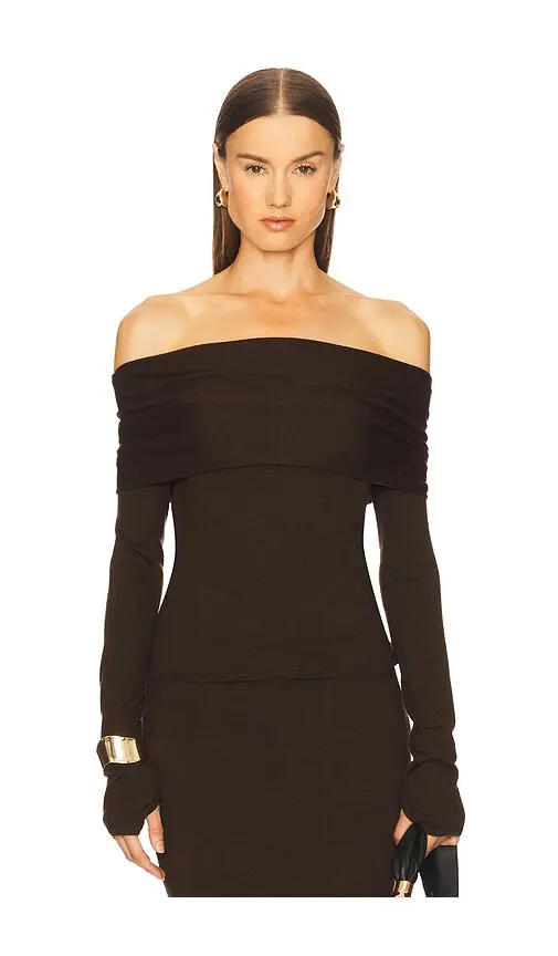 Cult Gaia Andre Top - Dark Java
