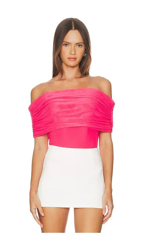 AFRM Divya Bodysuit - Strawberry