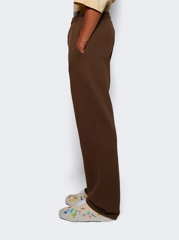 ENTIRE STUDIOS Straight Leg Sweatpant Brunette - Brown