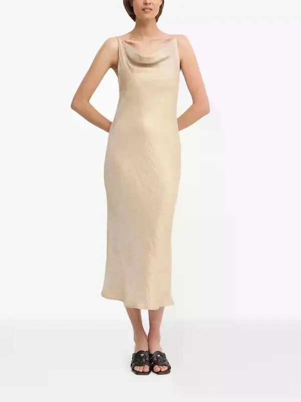 SANDRO FERRONE Slip Midi Day Dress