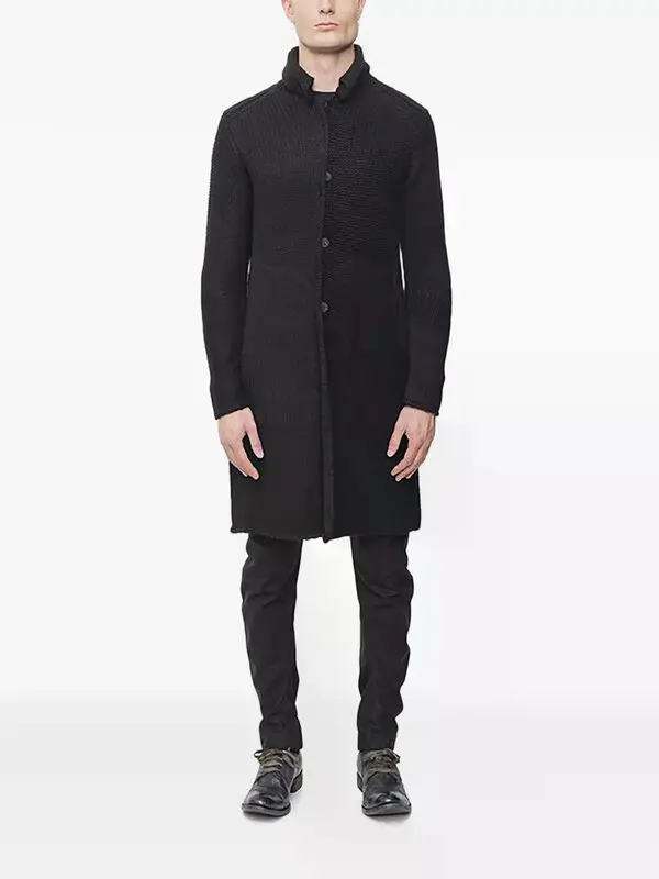 DEVOA Roll-neck Knitted Cardigan