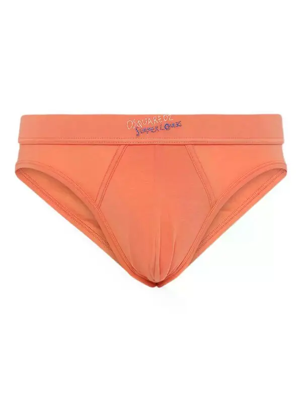 Dsquared2 Summer Lovers Logo-detail Briefs