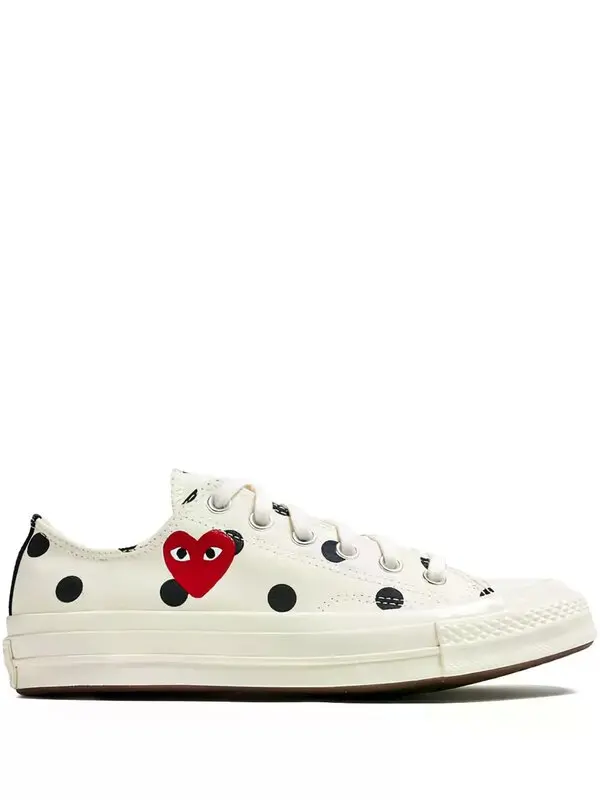 COMME DES GARÇONS PLAY X CONVERSE Chuck Taylor 70 Polka-dot Sneakers