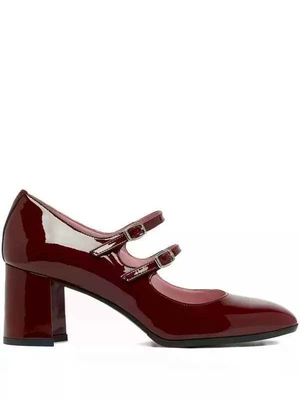 CAREL 60mm Alice Pumps - Red