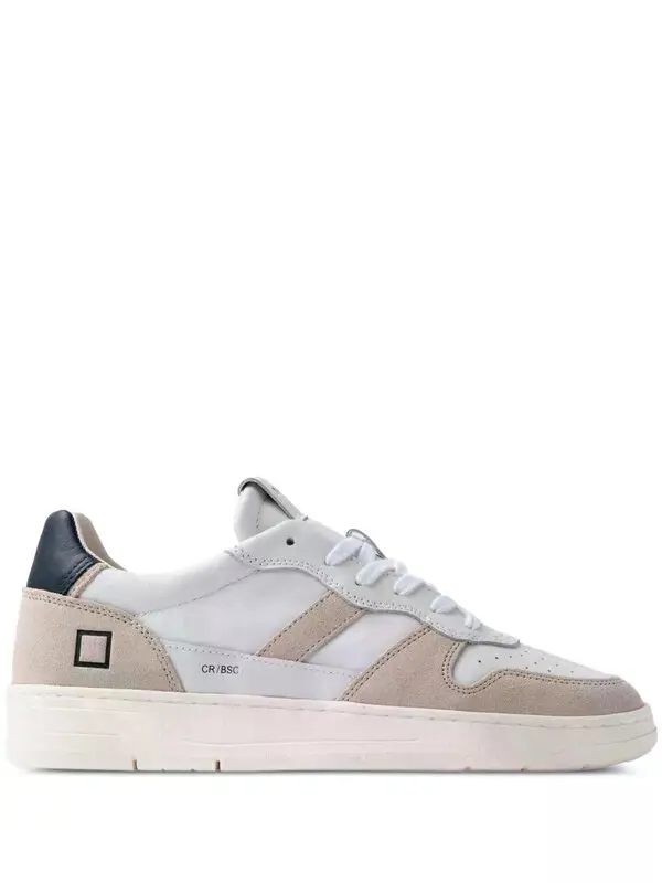 D.a.t.e. Court 2.0 Leather Panel Sneakers - White