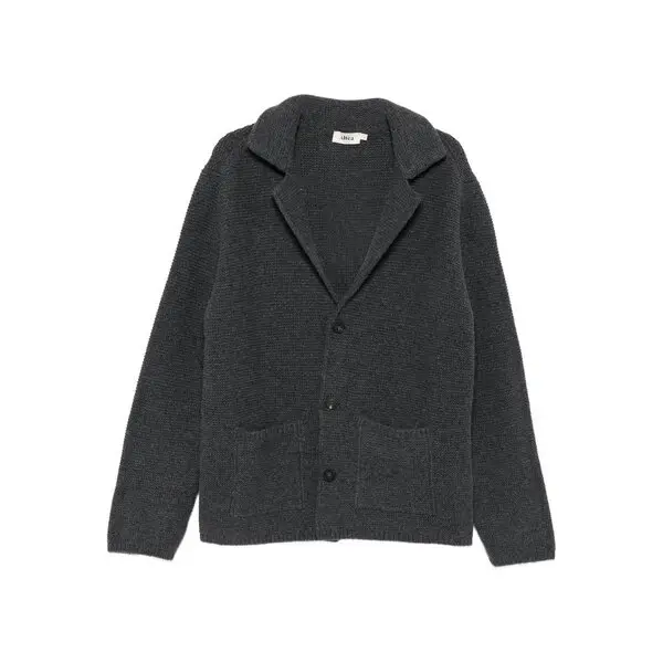 Altea Ribbed Knit Jacket - Grey