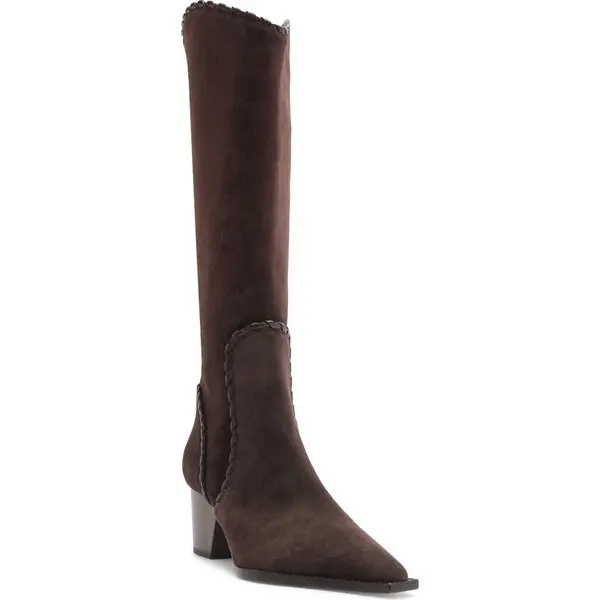 ALEXANDRE BIRMAN Victoria Knee High Boots - Dark Brown