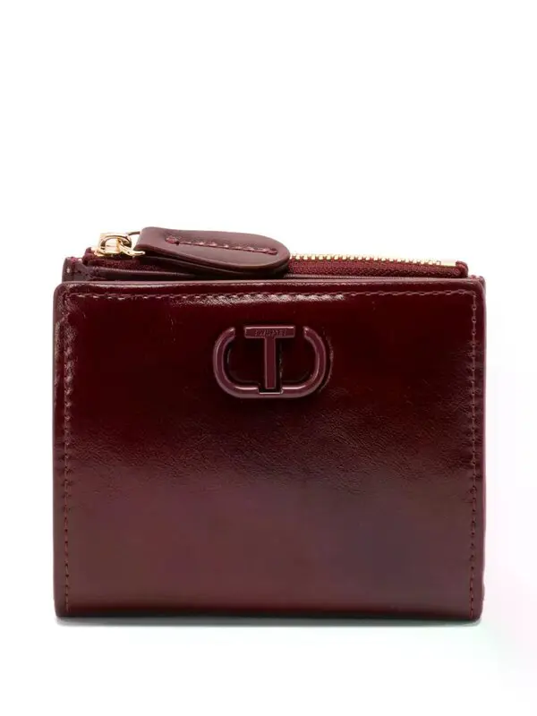 TWINSET Logo Zip Wallet - Red