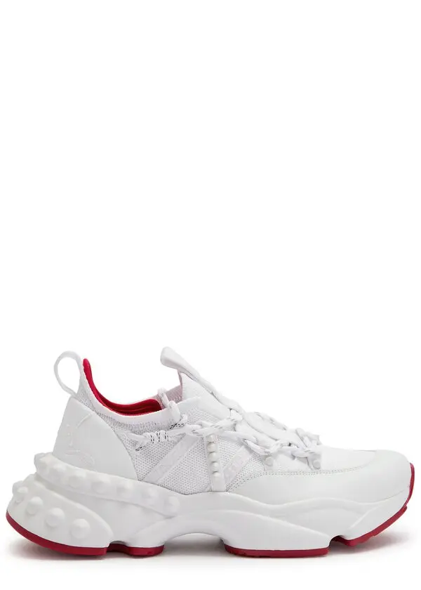 CHRISTIAN LOUBOUTIN Trailnrun Panelled Mesh-knit Sneakers
