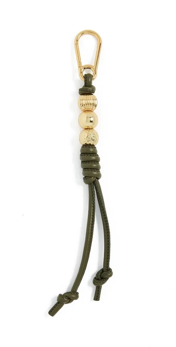 Veronica Beard Faux Leather Bead Bag Charm - Cypress