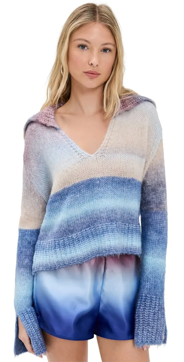 Solid & Striped The Lola Pullover - Twilight/raisin Brown
