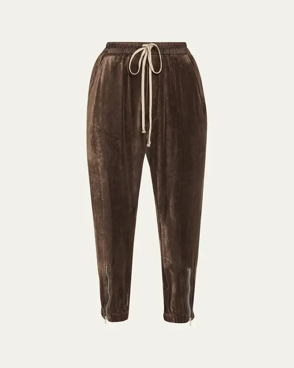 Rick Owens Velvet Joggers