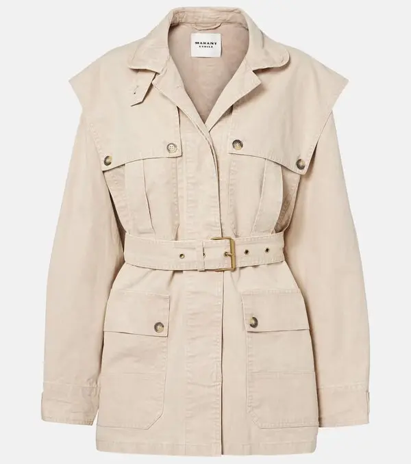 MARANT ETOILE Malika Cotton Jacket - Beige