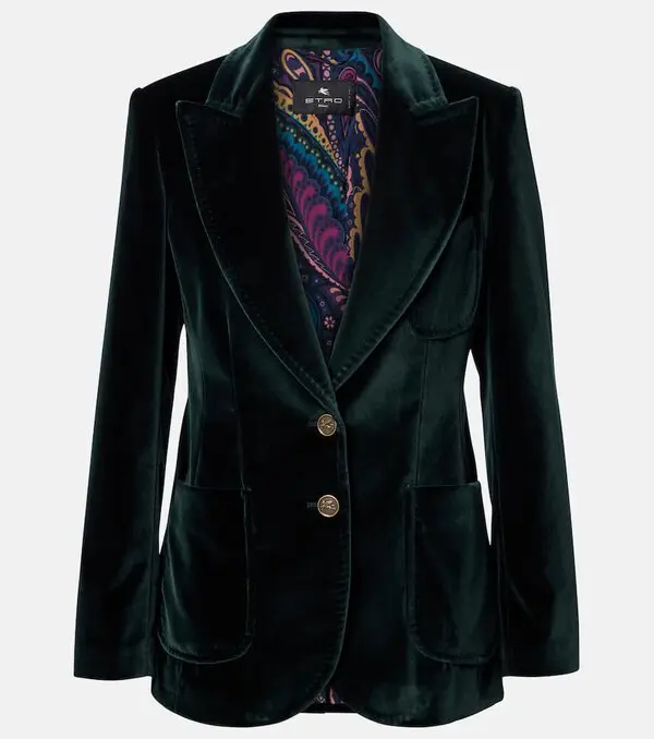 Etro Cotton Velvet Blazer