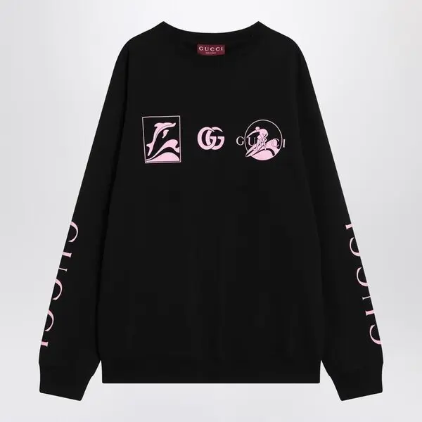 Gucci Sweatshirt With Logo Prints